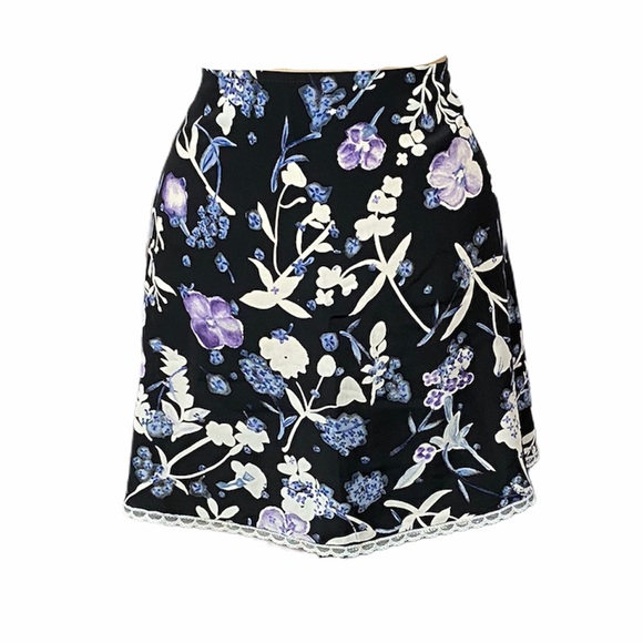 La Belle | Skirts | Vintage La Belle Floral Mini Skirt | Poshmark